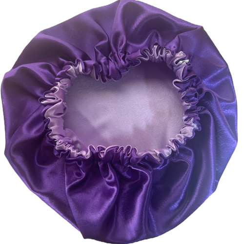 Purple Reign Satin Reversible Bonnet | Scotch Bonnets