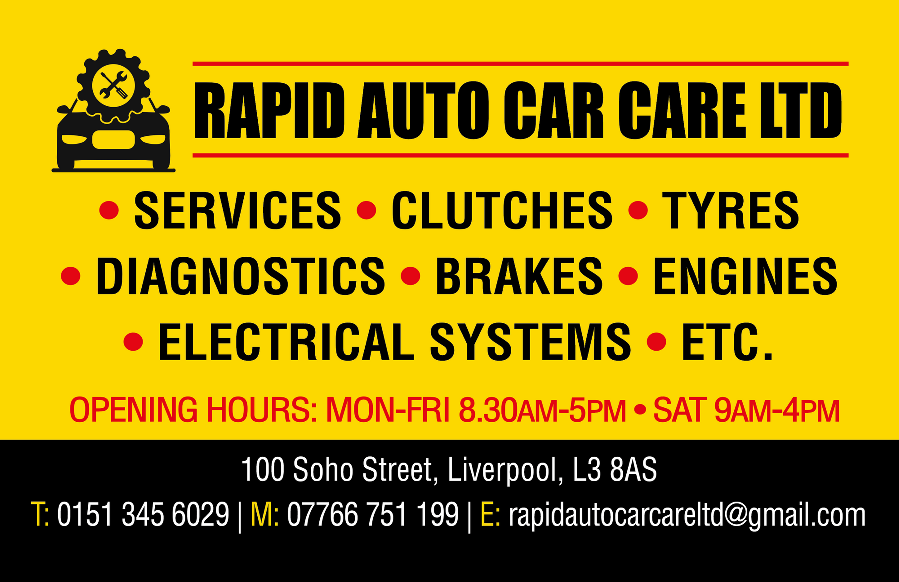 Car Repairs | Mechanic Rapid Auto Carcare Ltd | Liverpool