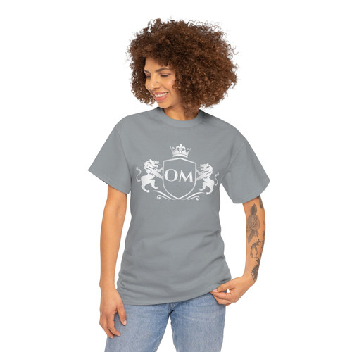 Royal Crest Unisex Heavy Cotton Tee - Official OM | The OM Clothing