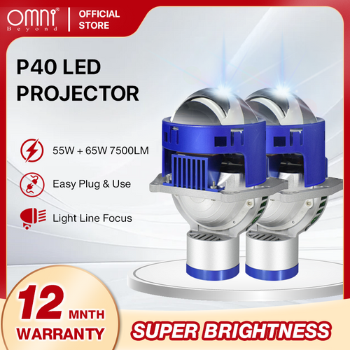 [OMNI BEYOND] P40 Series LED Bi-Projector Lens Kits Audio | OMNI Beyond