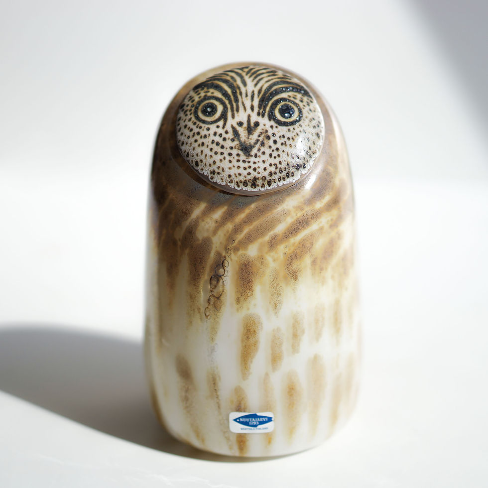 Eagle owl iittala bird oiva toikka | GlassBirds Online