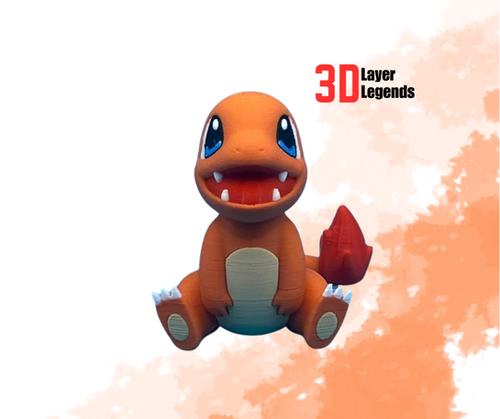 3D Printed Pokemon - Charmander