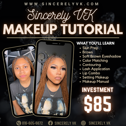 Client Makeup Tutorial Sincerelyvkboutique