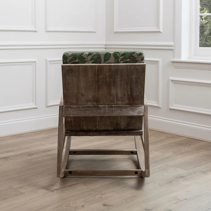 Jonas Mango Wood Rowan Chair Apple | The Home Edit
