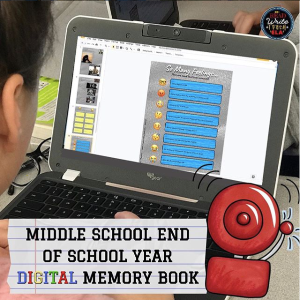 5 End of School Year Activities in Middle School with a Digital Focus