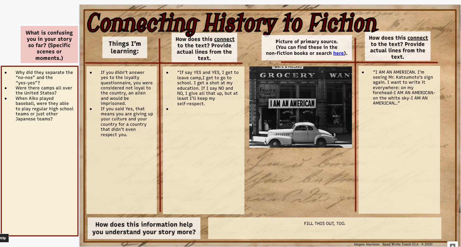 Historical Fiction in Middle School: Making Connections and Deepening ...