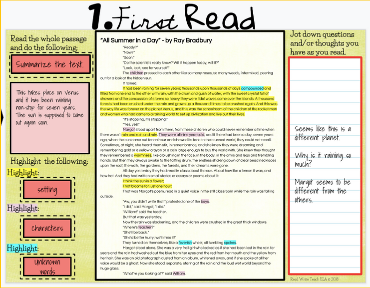 The Importance of Highlighting: Different Ways to use it in Middle ...