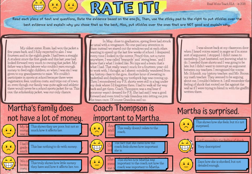 Citing Concise Textual Evidence: Avoiding "Quote Plopping"