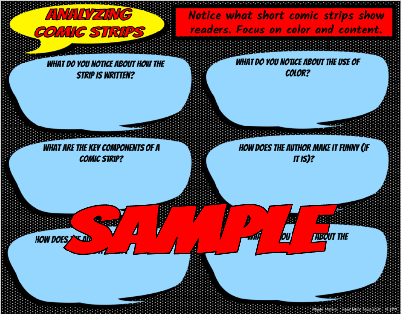 Graphic Novels in Middle School: 9 Key Critical Thinking Skills of Focus