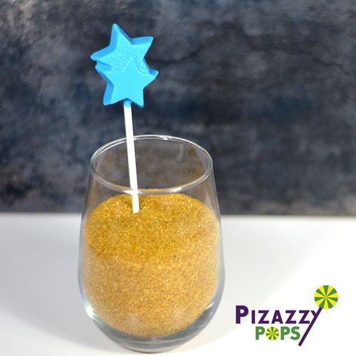Stars (Double) Lollipop | Pizazzy Pops