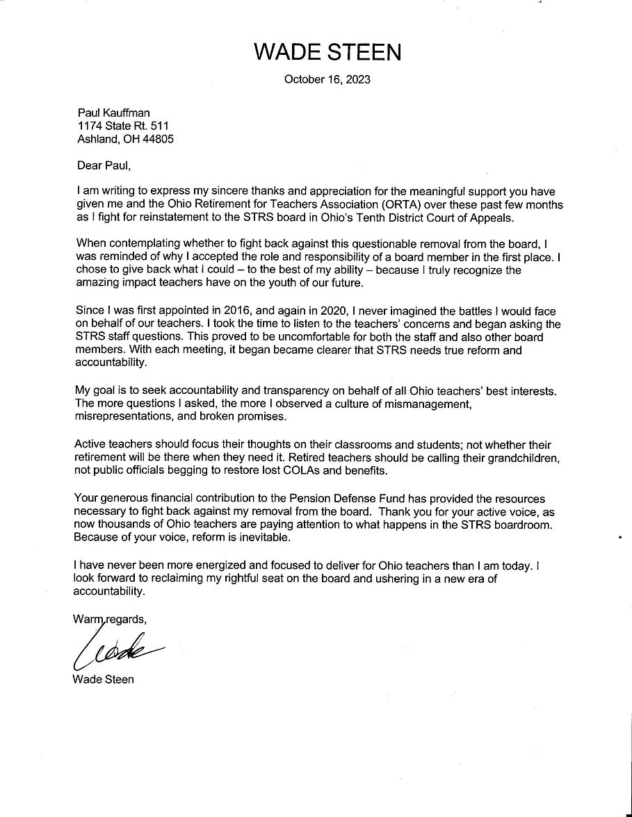 STRS Reform News | AC Retired Educators