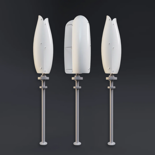 Small Tulip Wind Turbine: Bouquet of 3 (On-Grid) | Flower Turbines