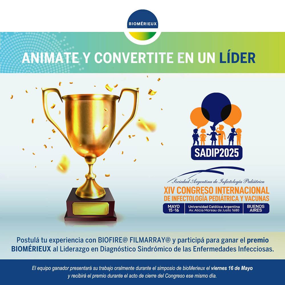 SADIP 2025-Postulación abierta para el Premio bioMérieux en Diagnóstico ...