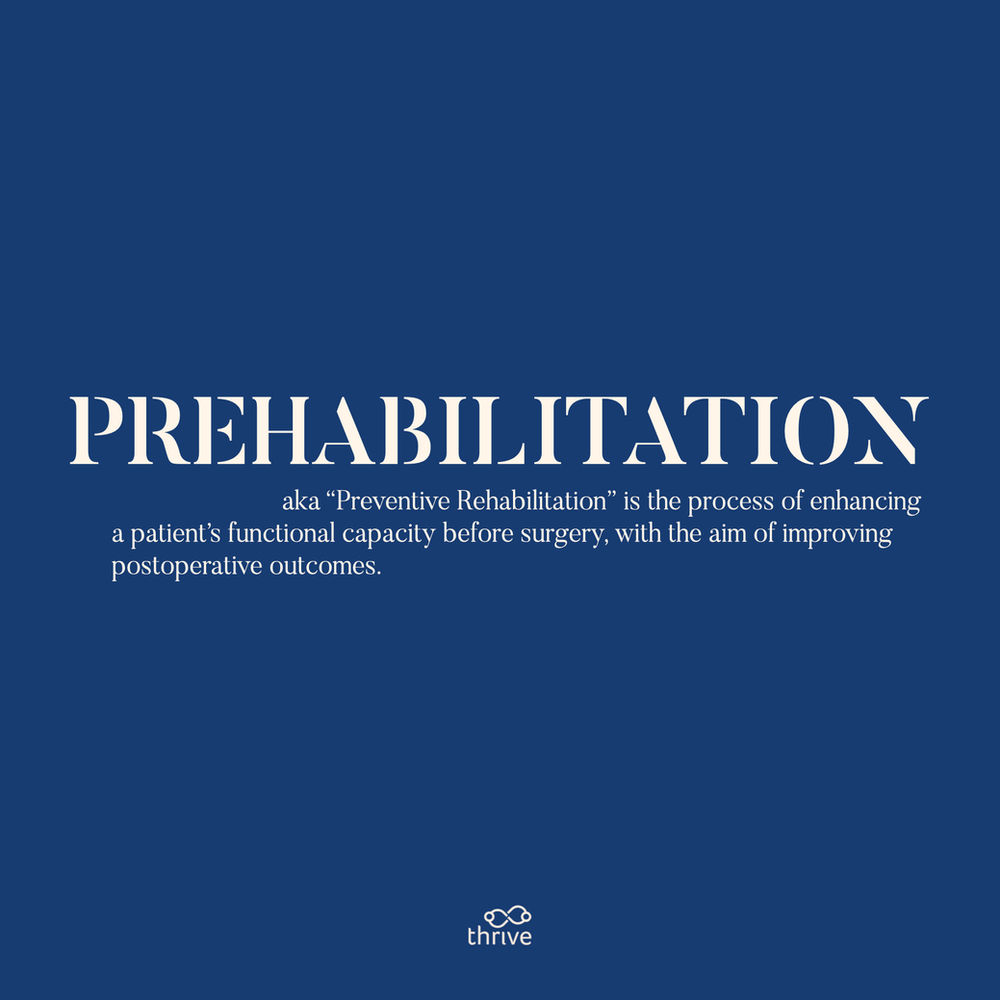 Prehabilitation: The Art of Rehab Before Surgery