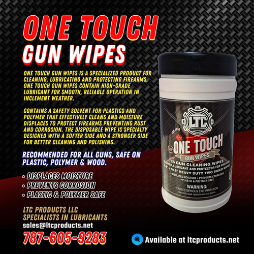 One Touch, Gun Wipes for Gun Care | LTC PRODUCTS