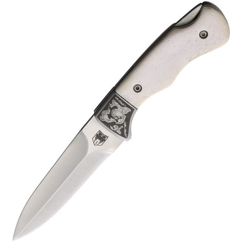 Cobratec Folding Push Dagger White with Sheath | BeeFreeOutdoors