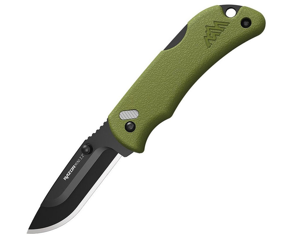 Outdoor Edge Razor Mini Lockback OD Green | BeeFreeOutdoors