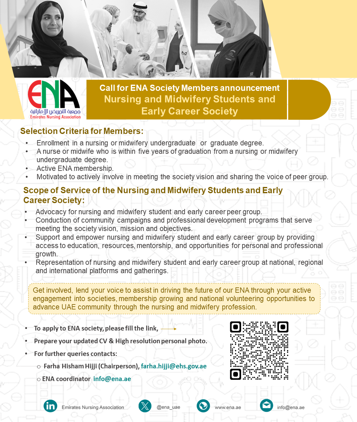 Apply for Societies | ENA
