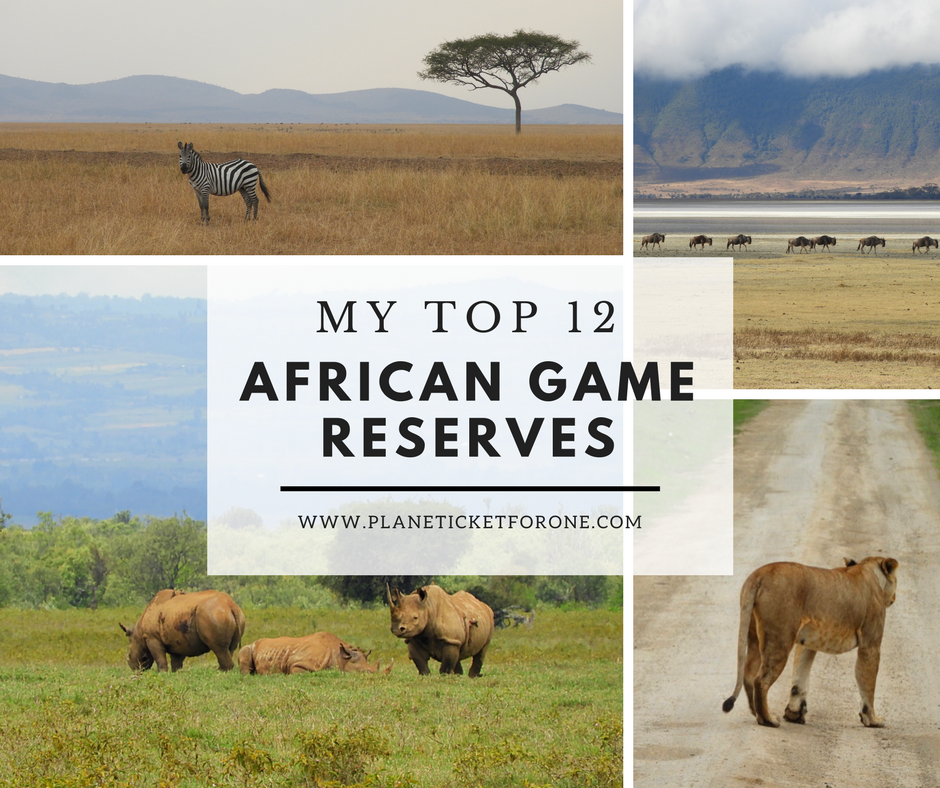 My Top 12 African Game Reserves