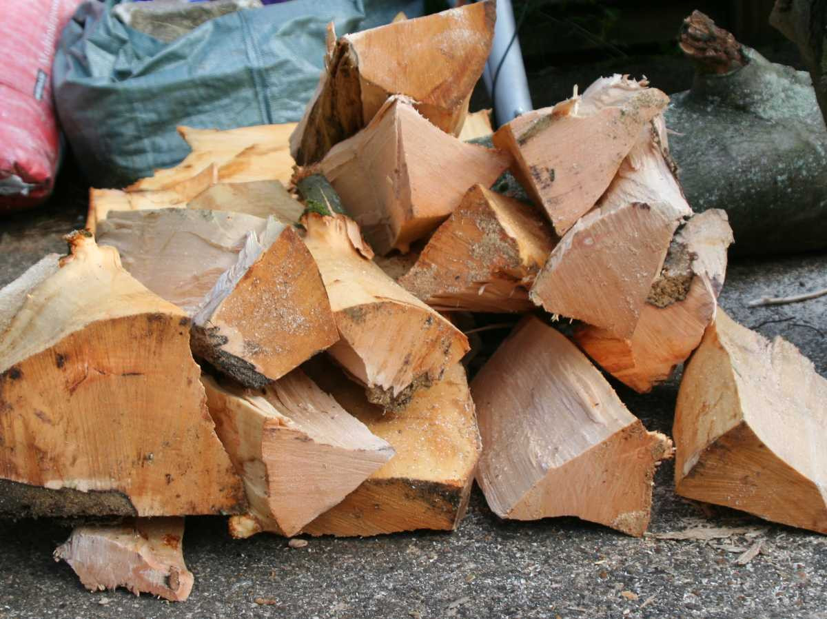 Splitting Timber for Wood Turning