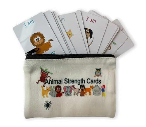 I am ..... Animal strength cards for young children | Strength Cards