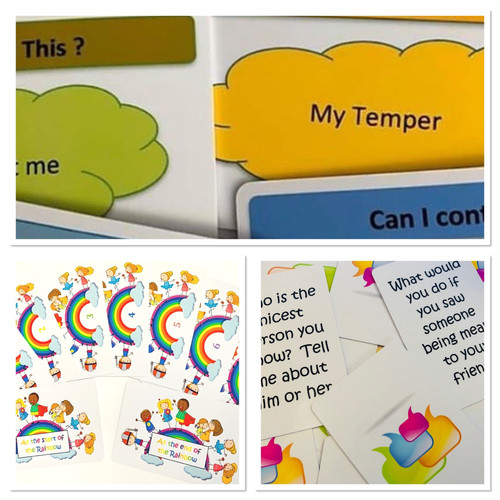 Resource Set 1 - Conversation Cards - What Can I Control - Rainbow ...