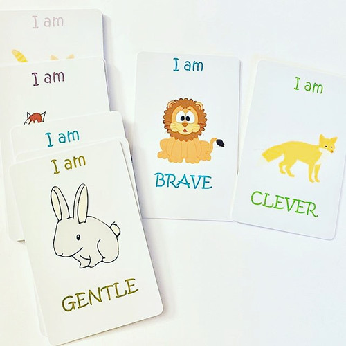 I am ..... Animal strength cards for young children | Strength Cards