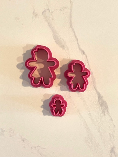 Gingerbread Girl Clay Cutter | Finesse Mediums