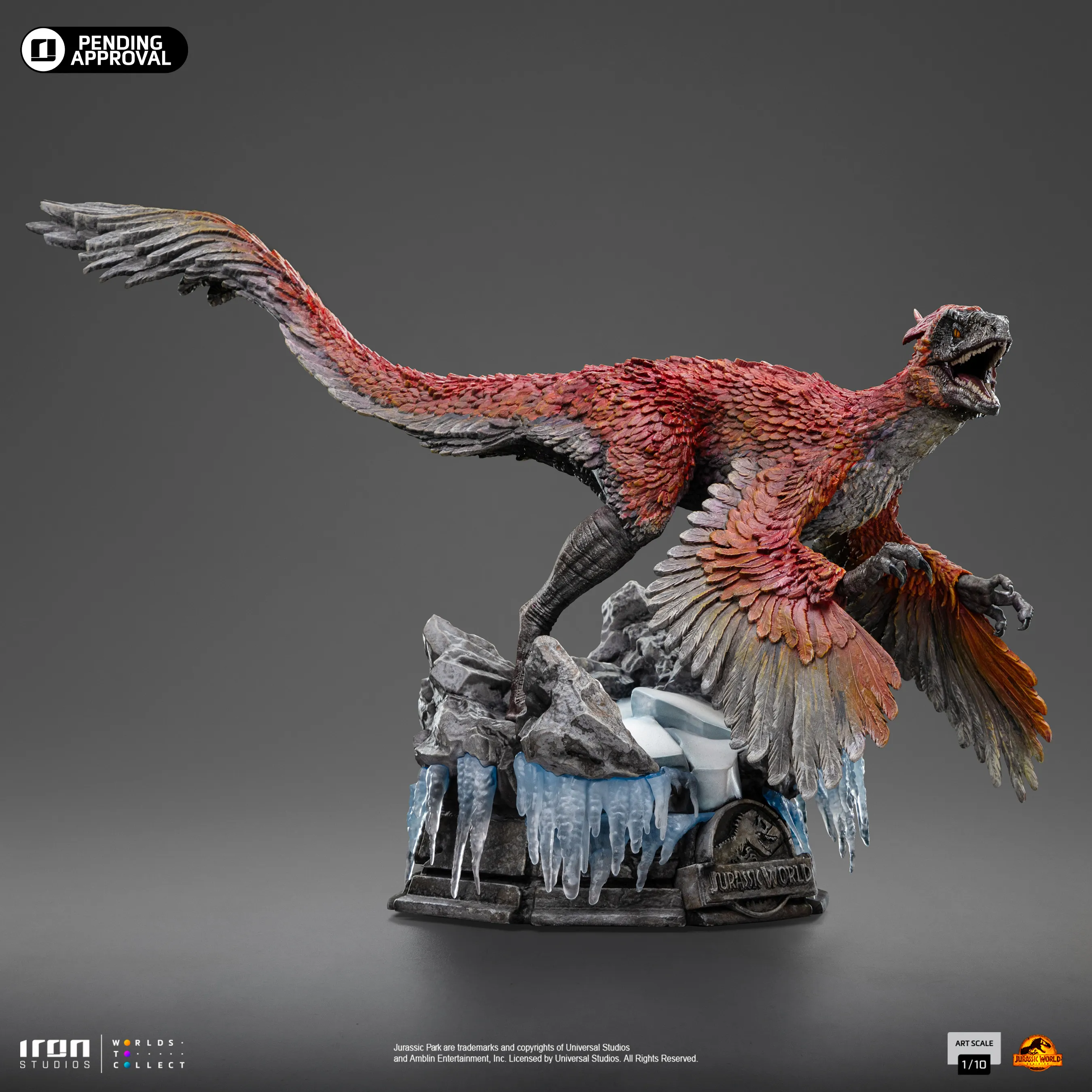 Pyroraptor - Jurassic World: Dominion - Art Scale 1/10 - Iron Studios ...