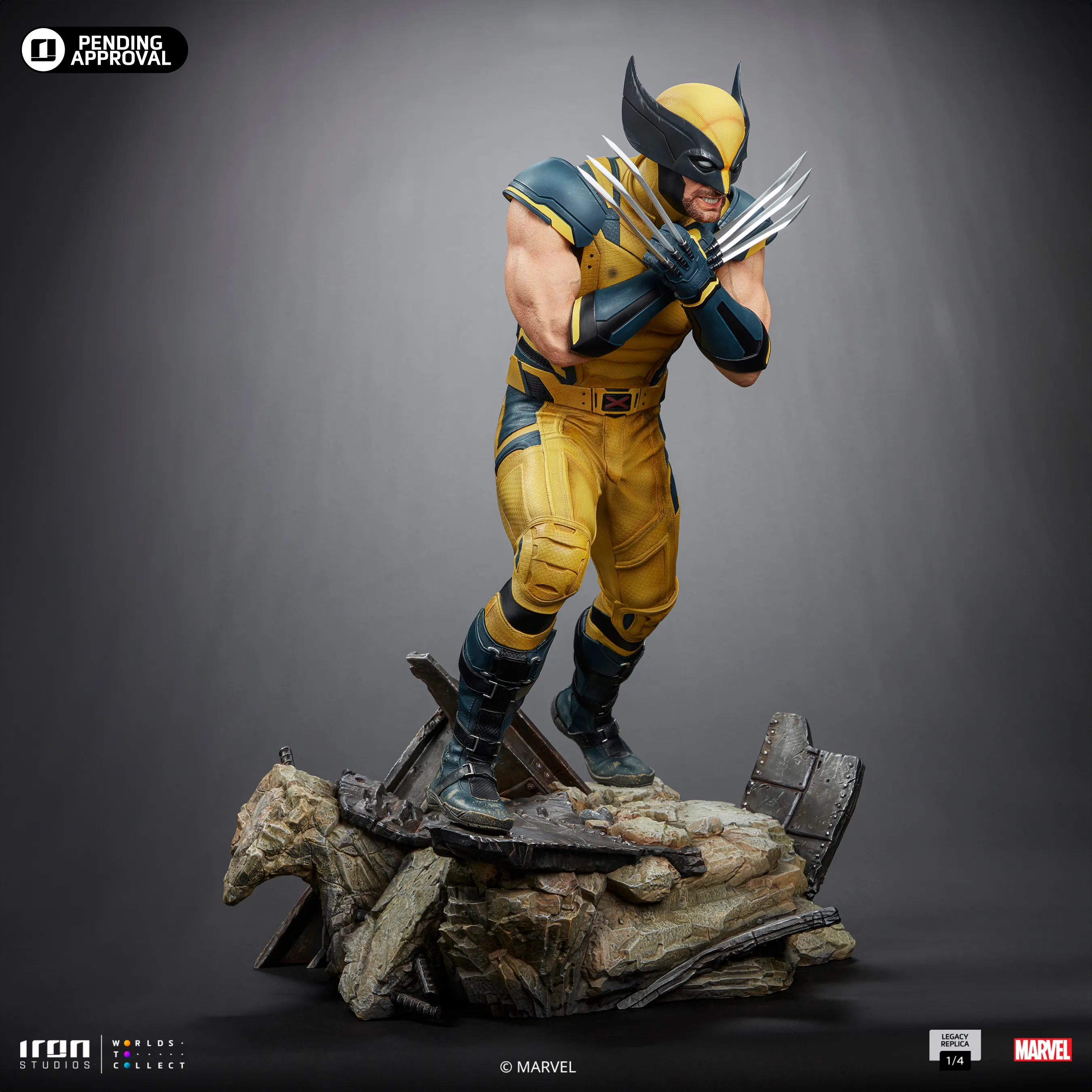 Wolverine - Deadpool & Wolverine - Legacy Replica 1/4 - Iron Studios ...