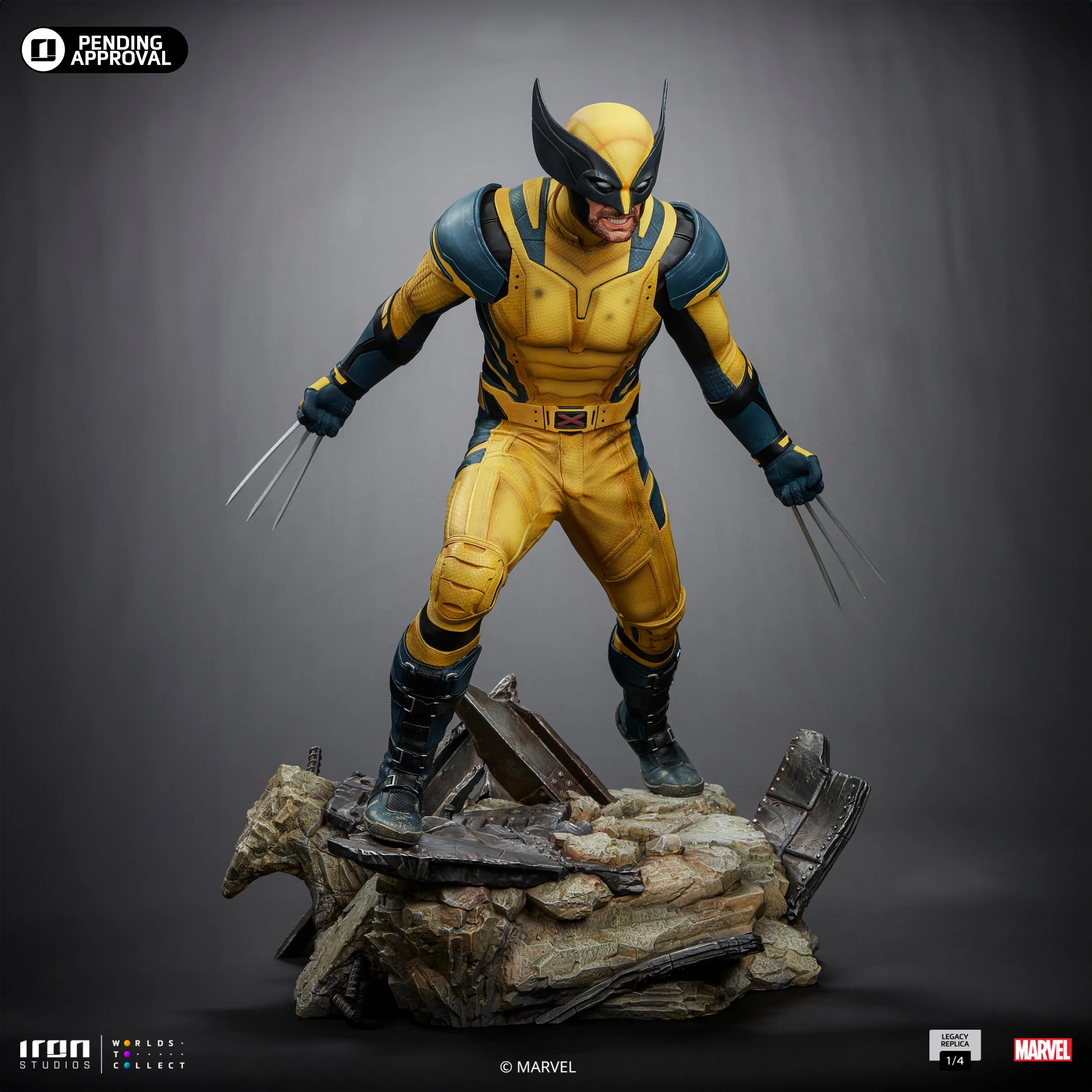Wolverine - Deadpool & Wolverine - Legacy Replica 1/4 - Iron Studios ...