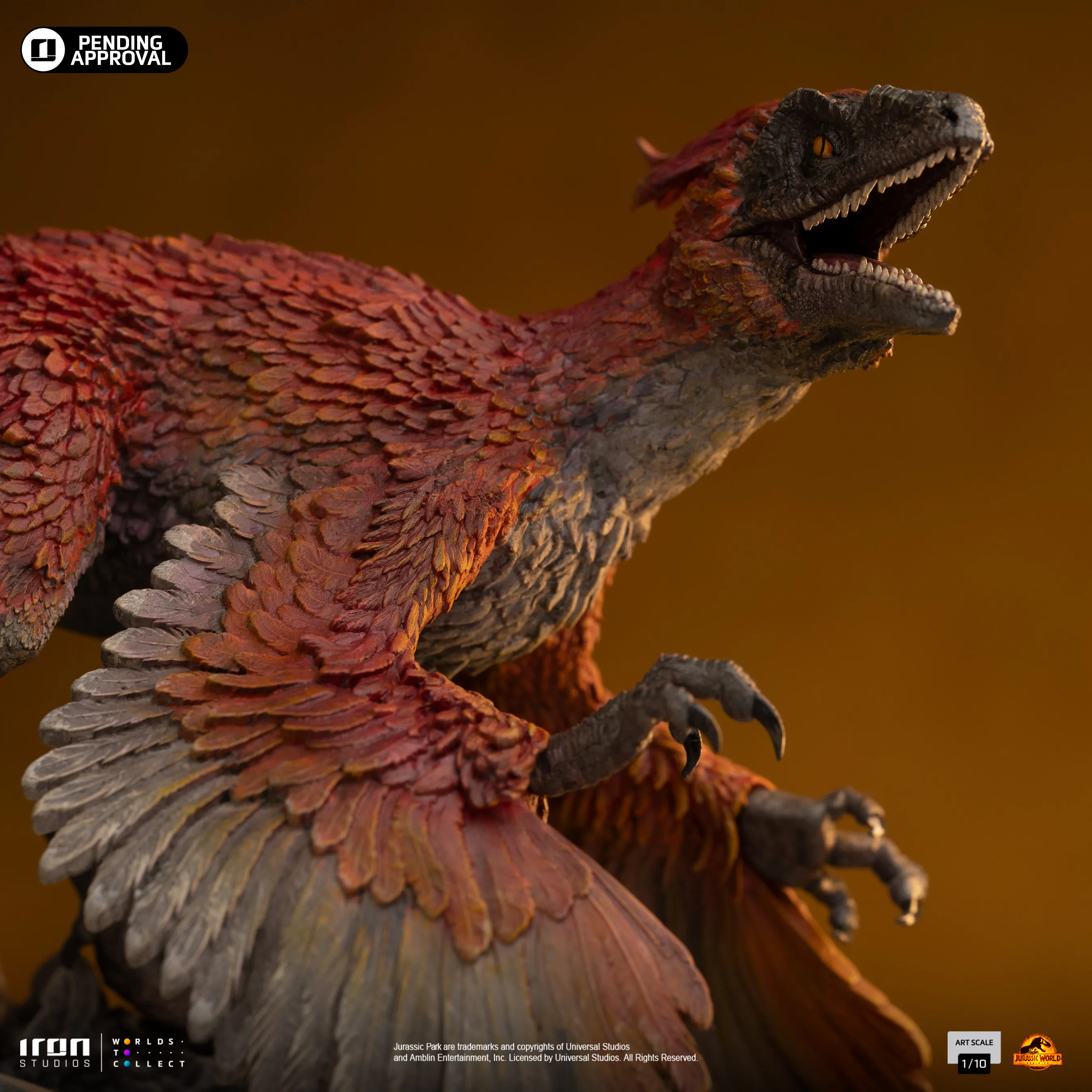 Pyroraptor - Jurassic World: Dominion - Art Scale 1/10 - Iron Studios ...