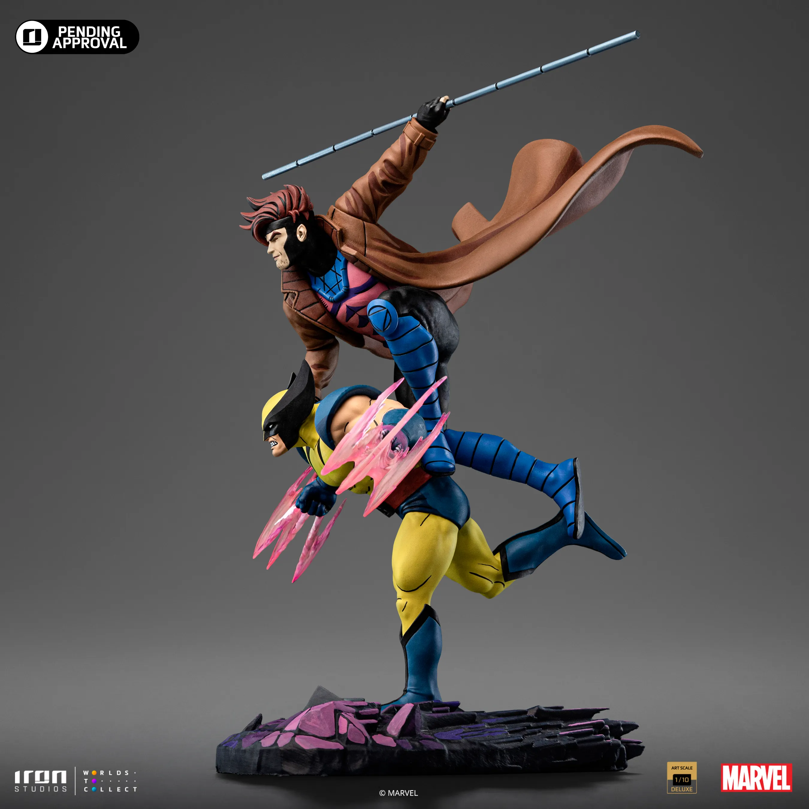 Gambit & Wolverine - X-Men 97 - Art Scale 1/10 - Iron Studios - Abono | Adamantium