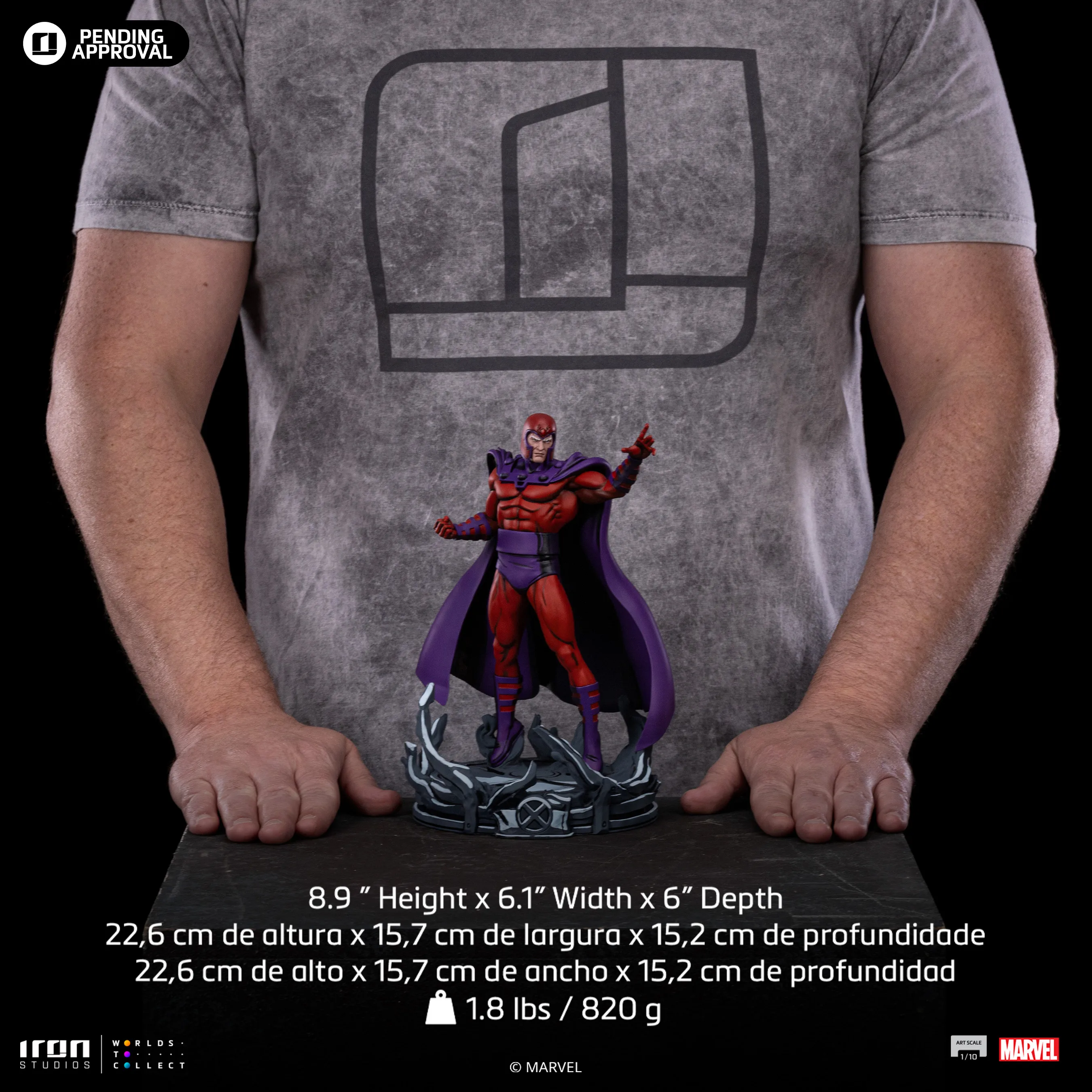 Magneto - X-Men 97- Art Scale 1/10 - Iron Studios - Abono | Adamantium