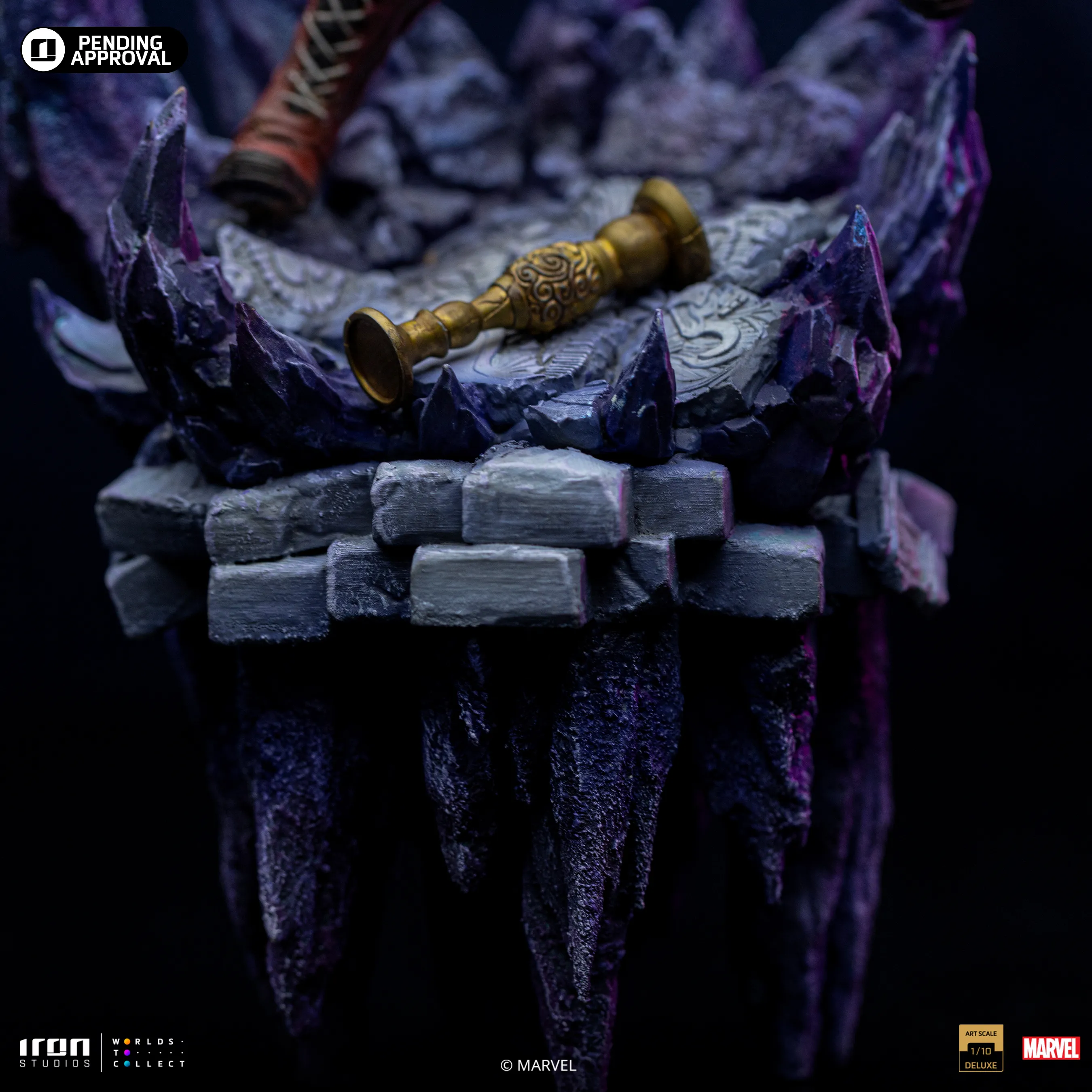 Captain America Deluxe - Infinity Gauntlet Diorama 1/10 Iron Studios ...