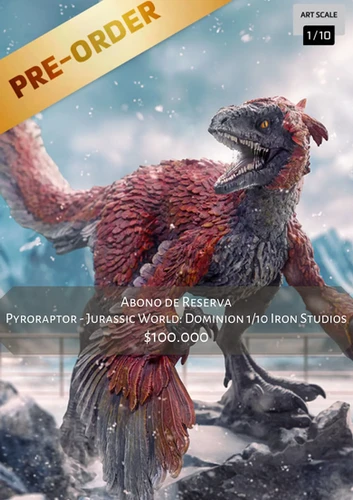 Pyroraptor - Jurassic World: Dominion - Art Scale 1/10 - Iron Studios ...