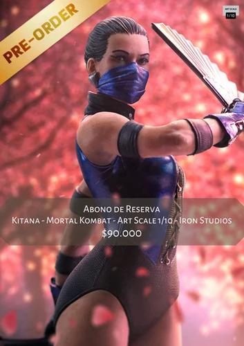 Kitana - Mortal Kombat - Art Scale 1/10 - Iron Studios - Abono | Adamantium