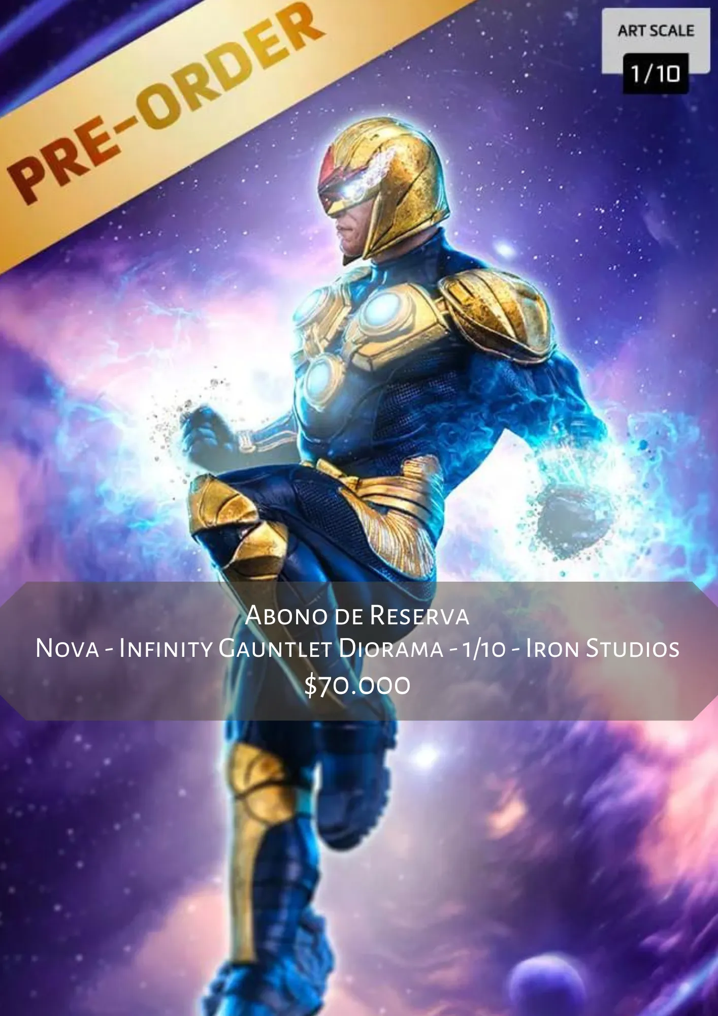 Nova - Infinity Gauntlet Diorama - Marvel 1/10 - Iron Studios - Abono ...