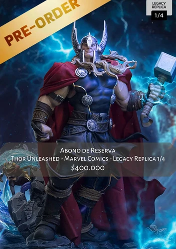 Thor Unleashed - Marvel Comics - Legacy Replica 1/4 - Iron Studios ...