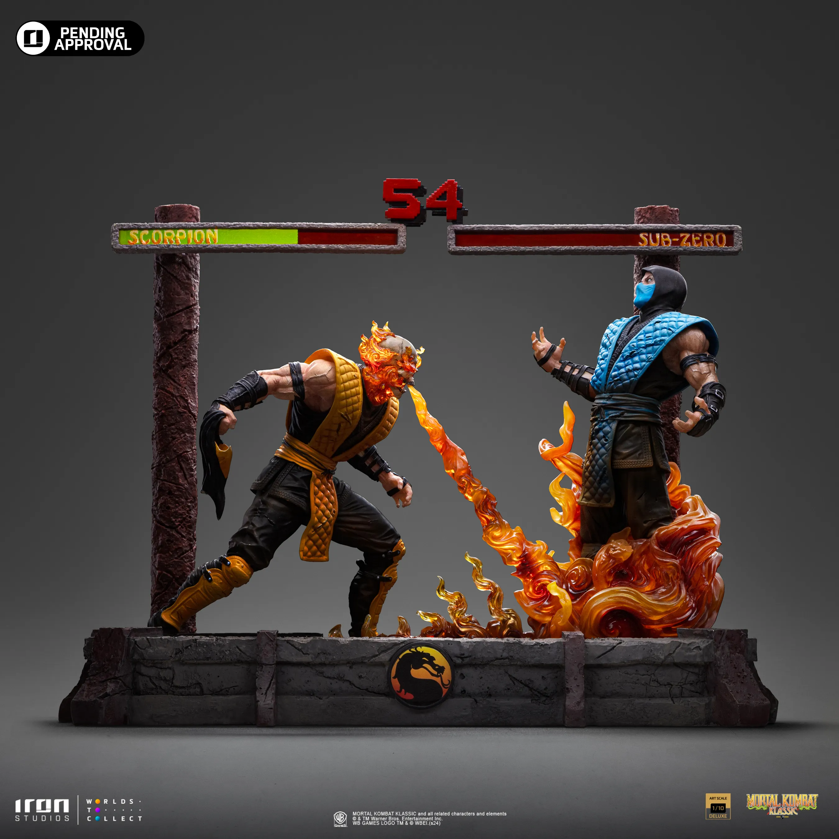 Scorpion Fatality - Mortal Kombat - Art Scale 1/10 - Iron Studios - Abono | Adamantium