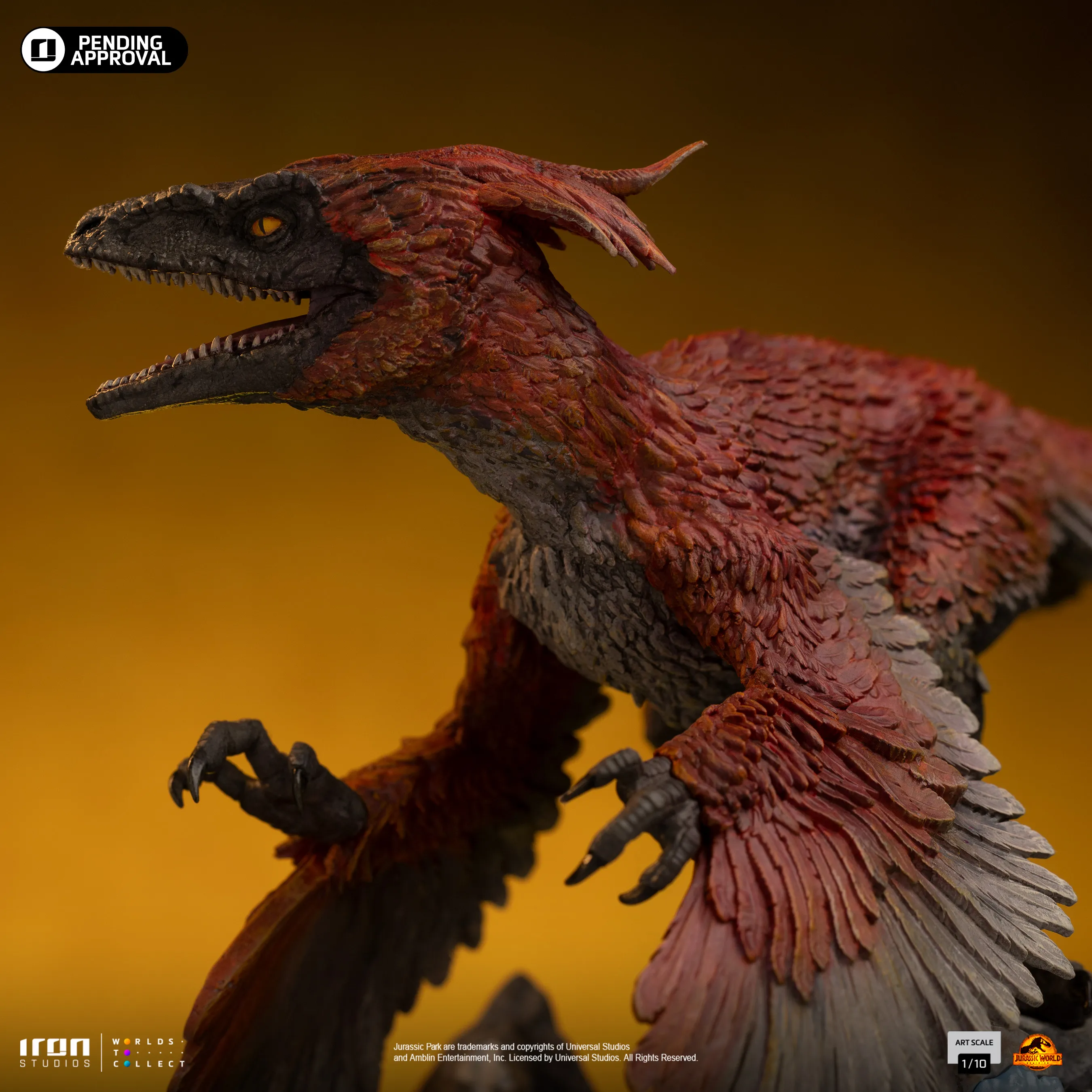 Pyroraptor - Jurassic World: Dominion - Art Scale 1/10 - Iron Studios ...