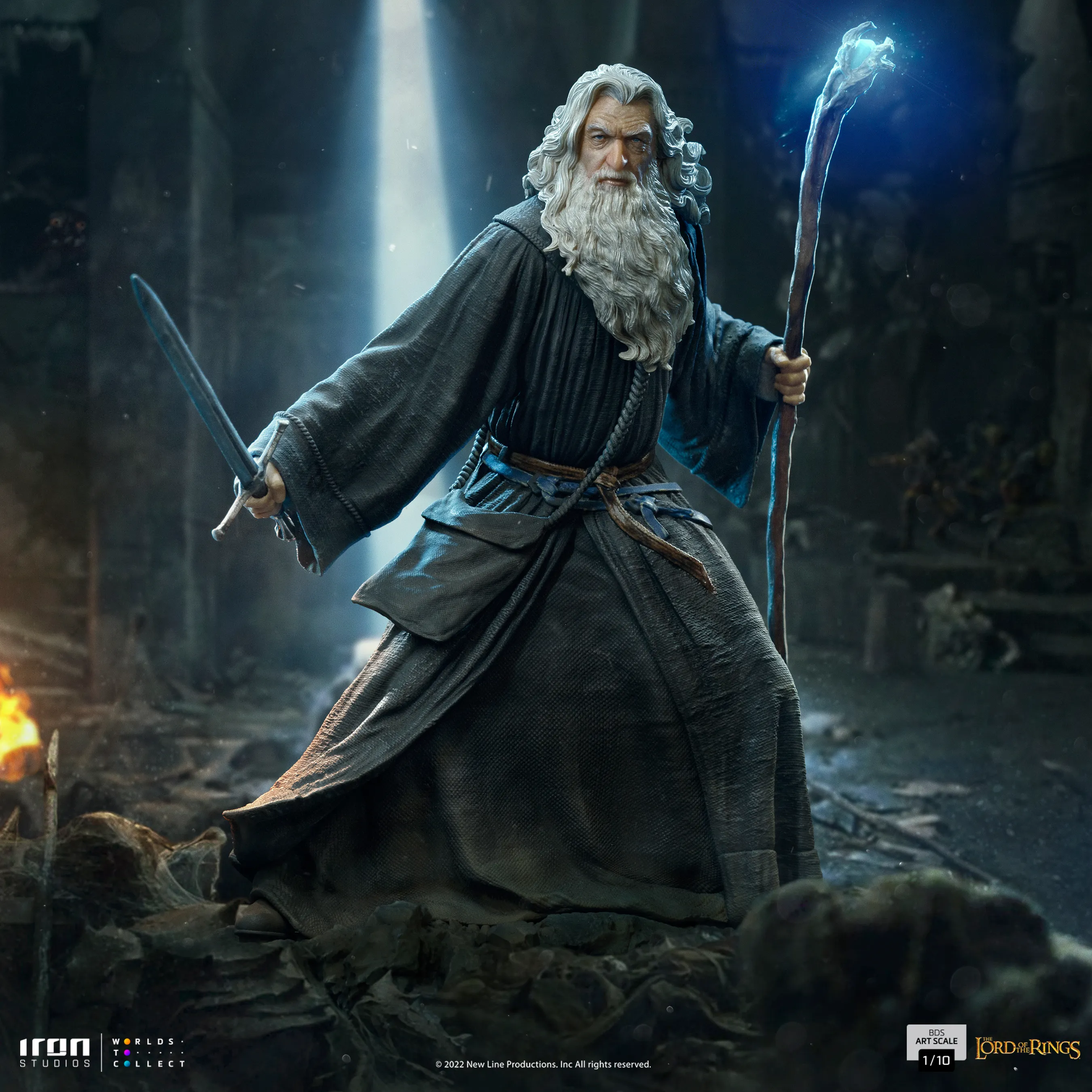 Gandalf - The Lord of the Rings - BDS Art Scale 1/10 - Iron Studios ...