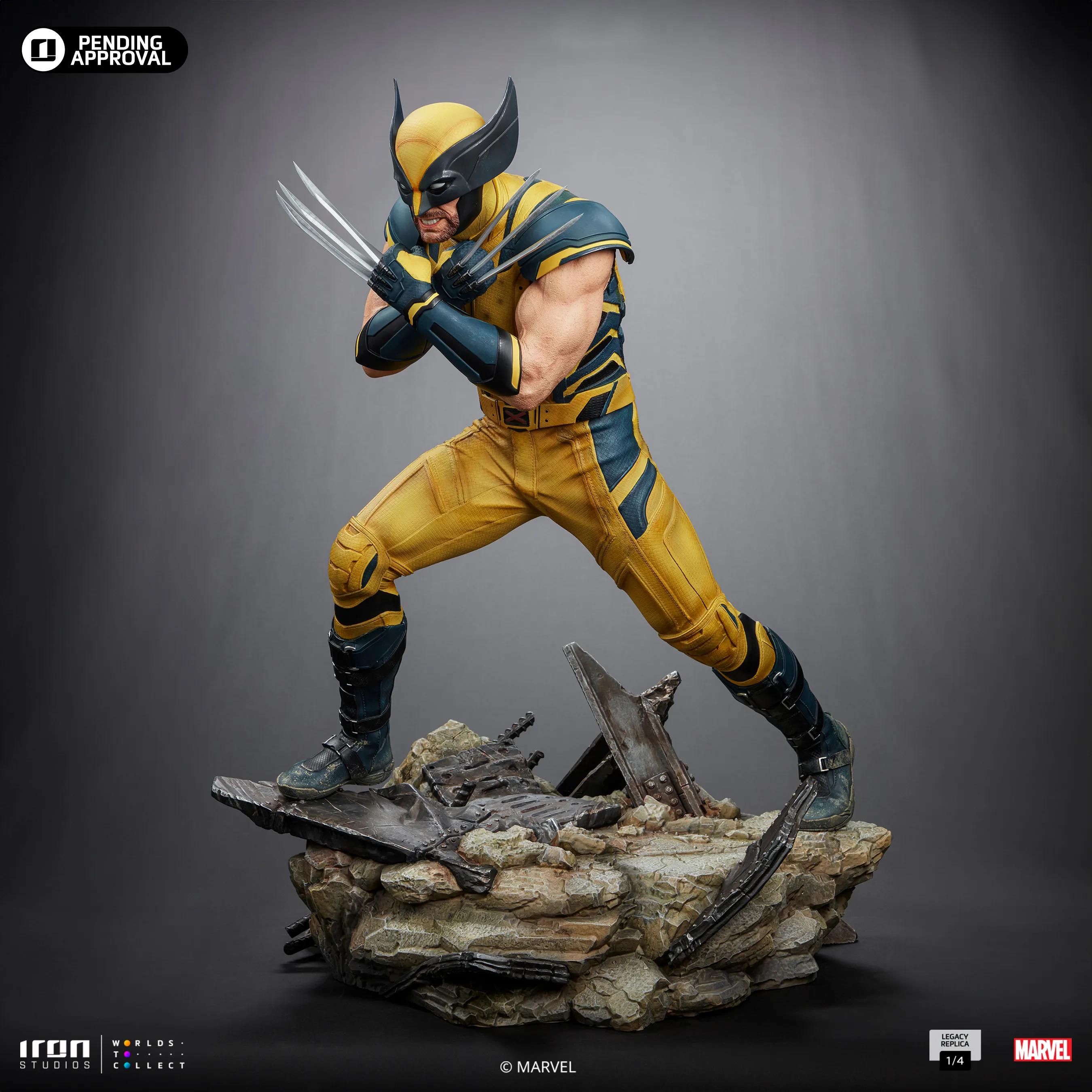 Wolverine - Deadpool & Wolverine - Legacy Replica 1/4 - Iron Studios ...