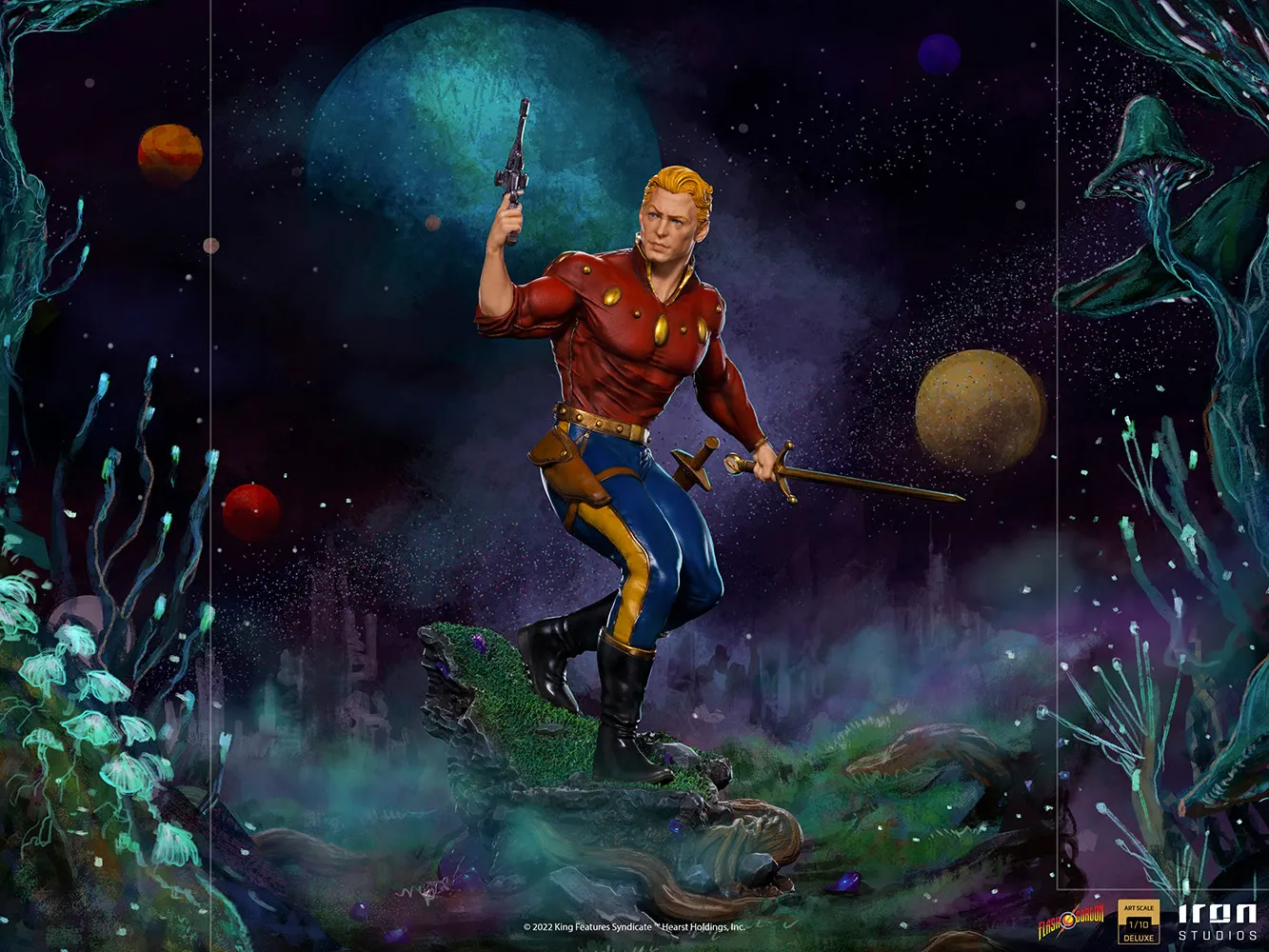 Flash Gordon Deluxe - Defenders of the Earth - Art Scale 1/10 - Iron ...