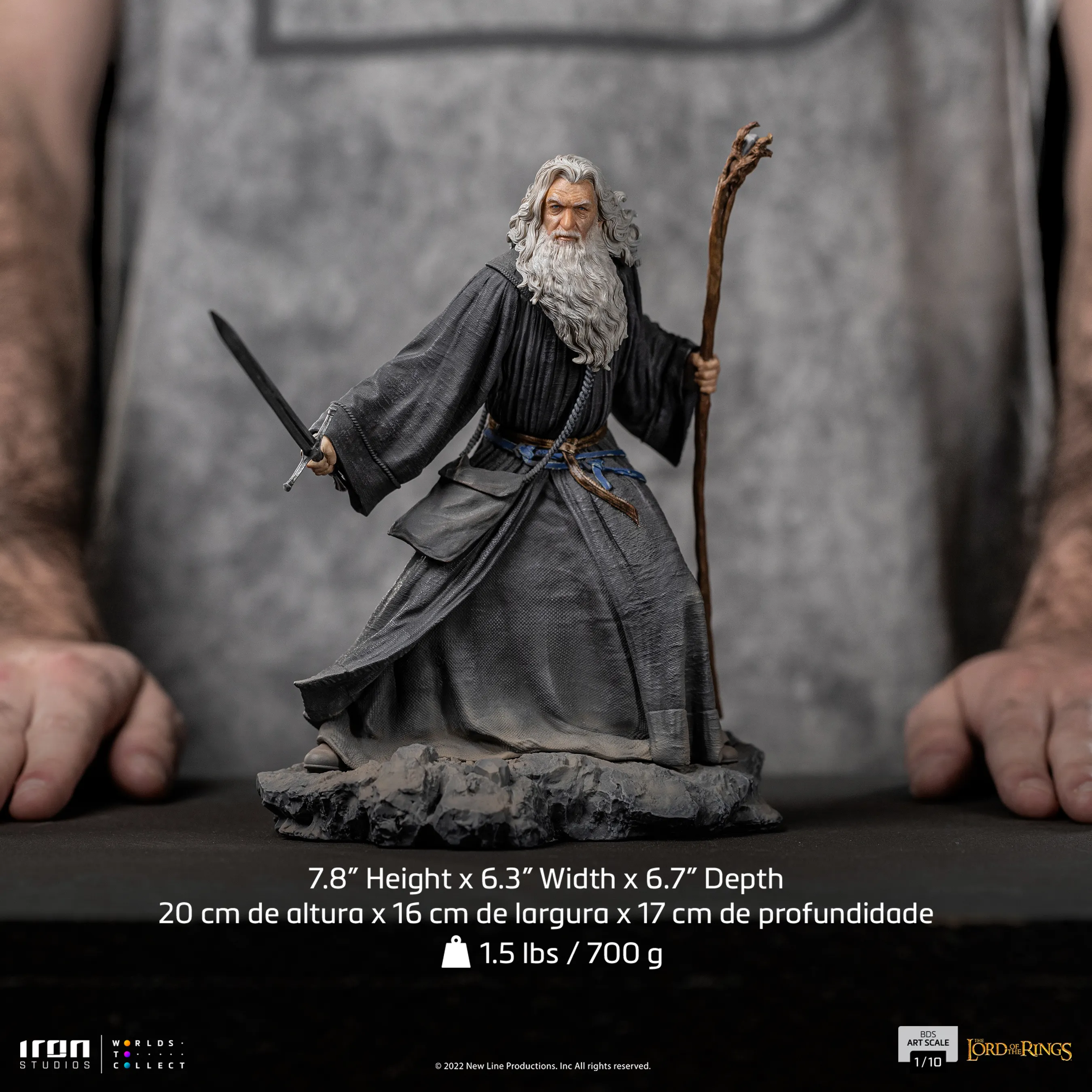 Gandalf - The Lord of the Rings - BDS Art Scale 1/10 - Iron Studios ...