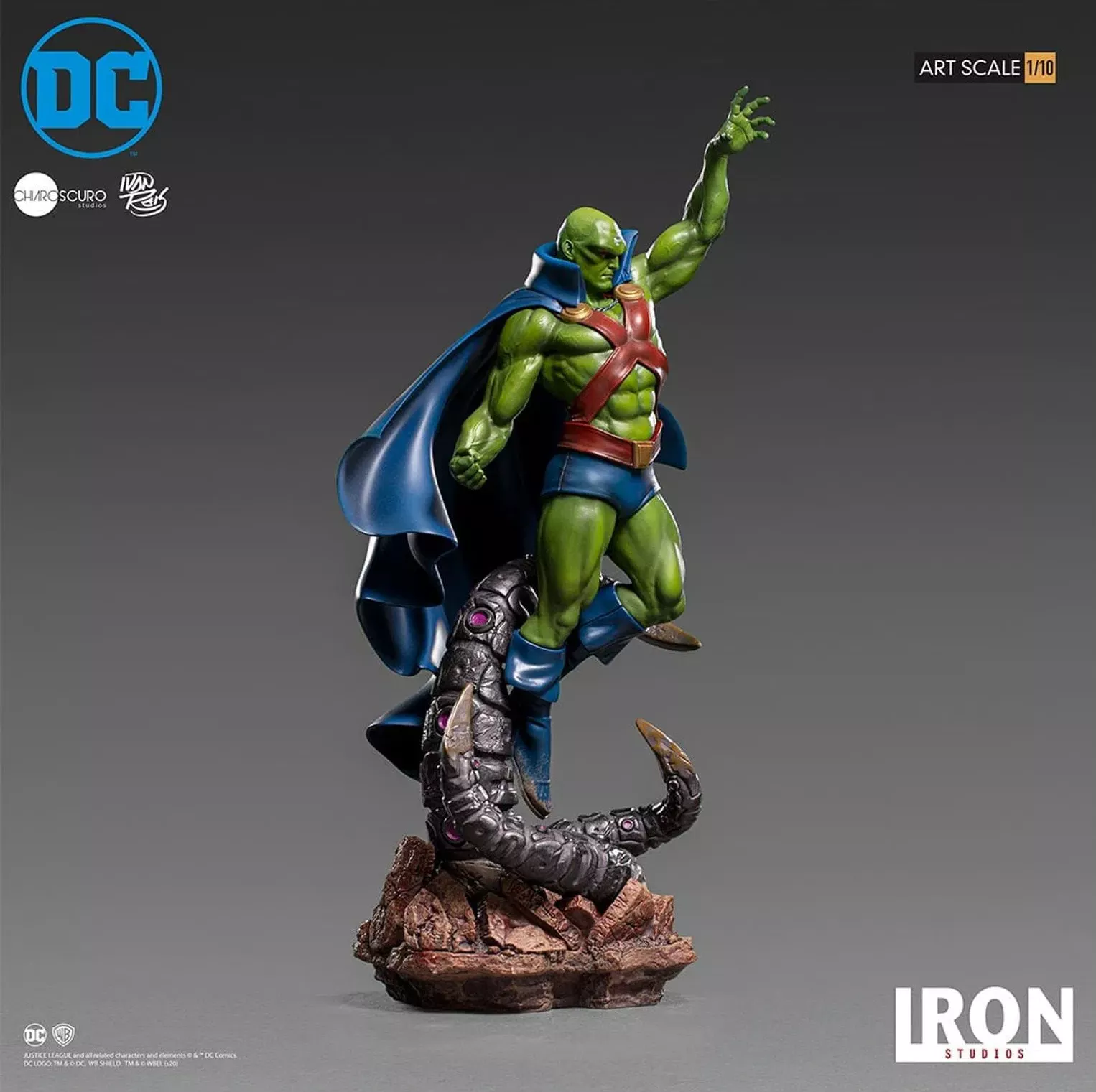 Martian Manhunter Iron Studios Art Scale 1/10 - DC Comics by Ivan Reis ...