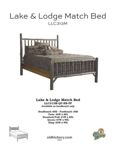 Lake & Lodge Bed - LLC313M | oldhickory