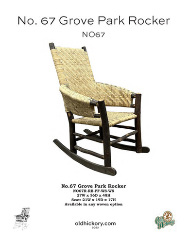 No. 67 Grove Park Rocker - NO67 | oldhickory