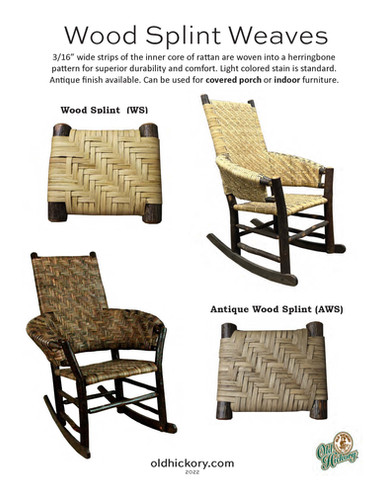 Wood Splint Weaves | oldhickory