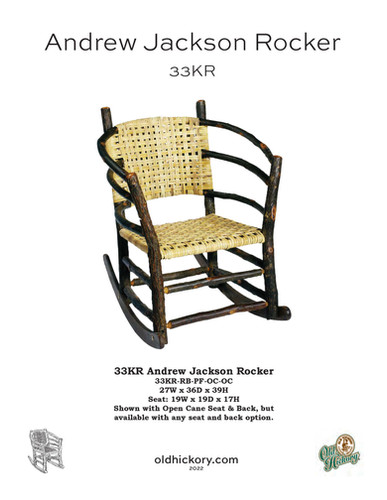 Andrew Jackson Rocker - 33KR | oldhickory